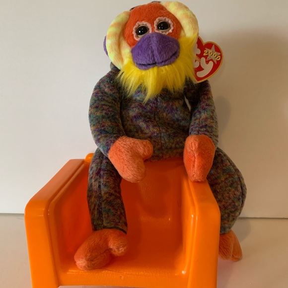 Ty | Toys | Ty Beanie Baby Orangutan Bananas Monkey | Poshmark